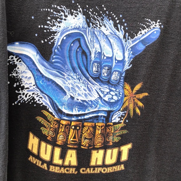 Shirts | Hula Hut Tiki Wave Tshirt Avila Beach See Deal Option | Poshmark